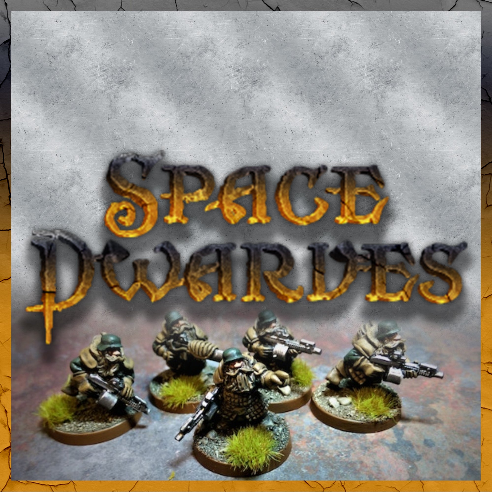 28mm Space Dwarves Warblade Miniatures