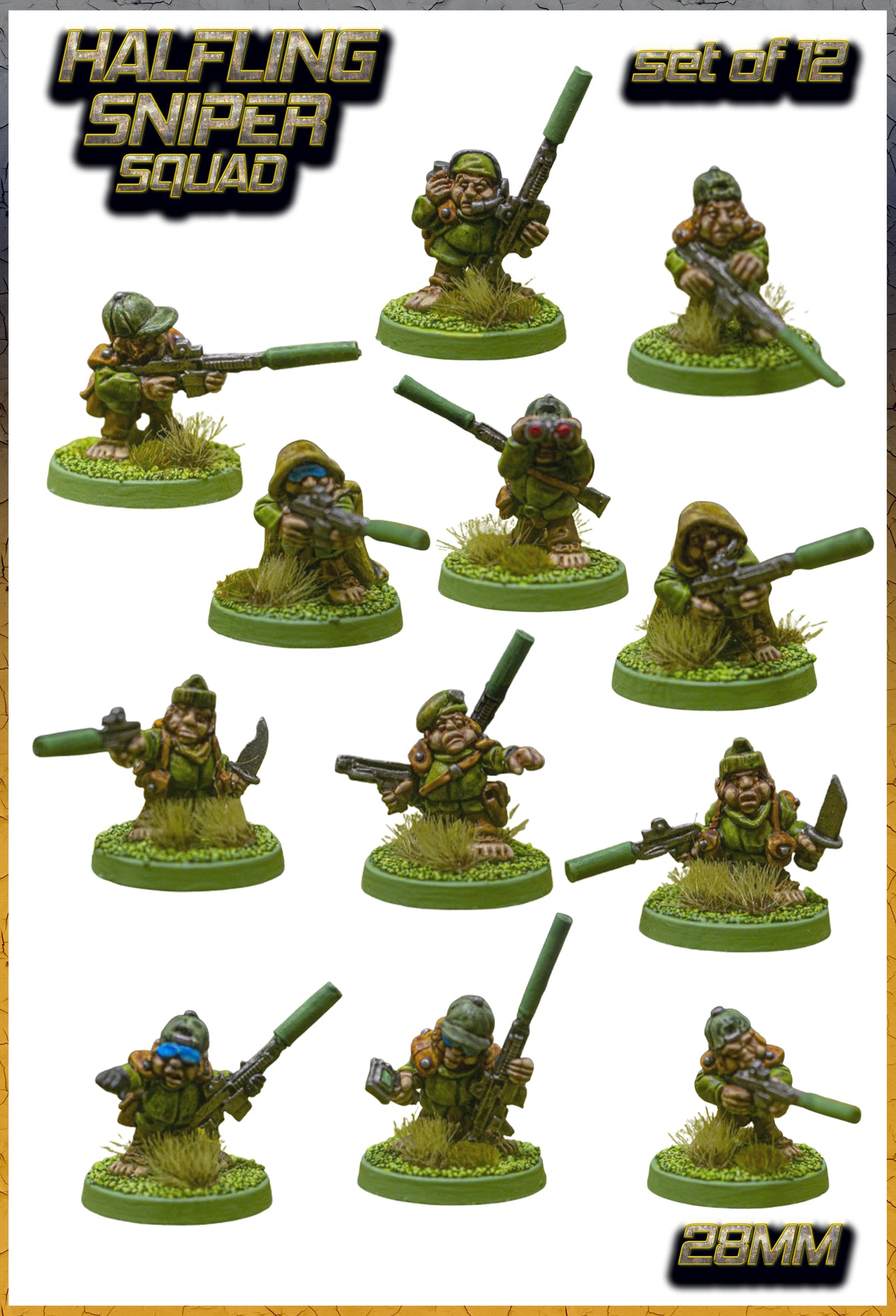 Halfling Sniper Squad – Warblade Miniatures